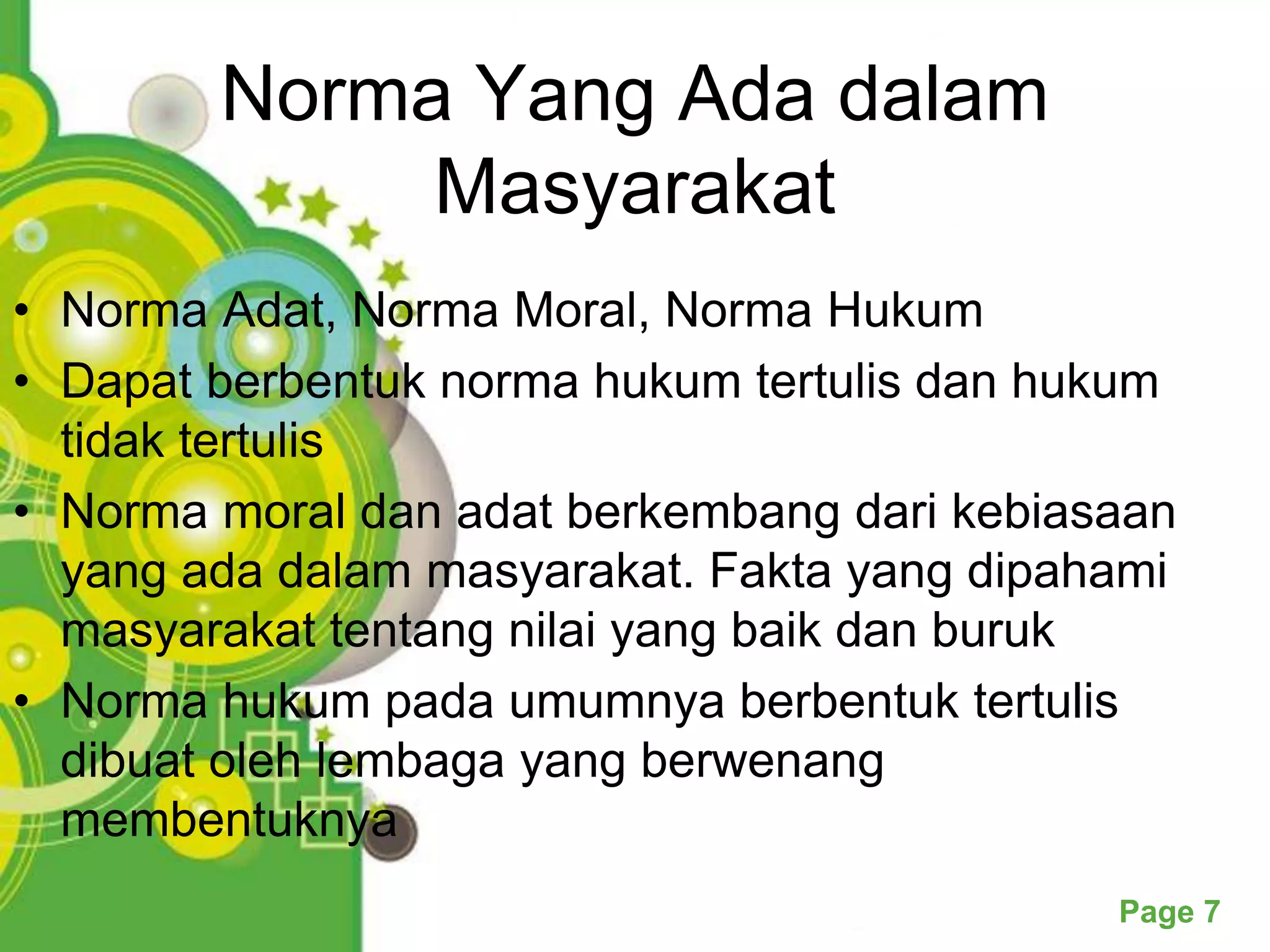 ilper-norma-hukum-lengkap-fitri.ppt
