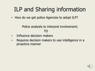 Concepts of Intelligence Led Policing | PPTX