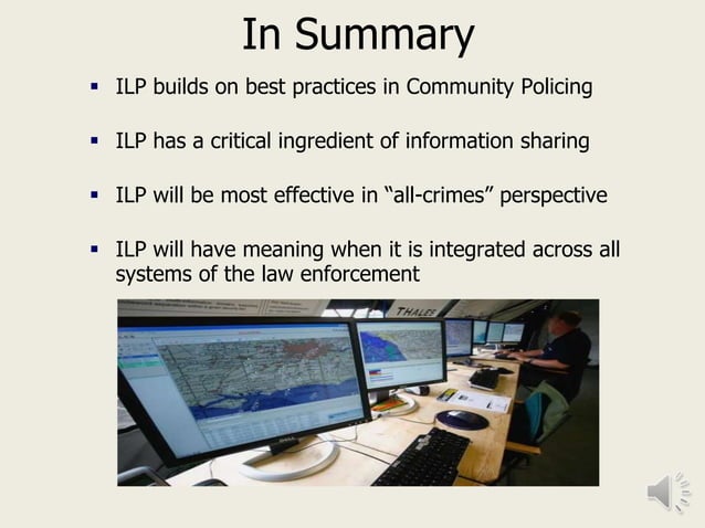 Concepts of Intelligence Led Policing | PPTX