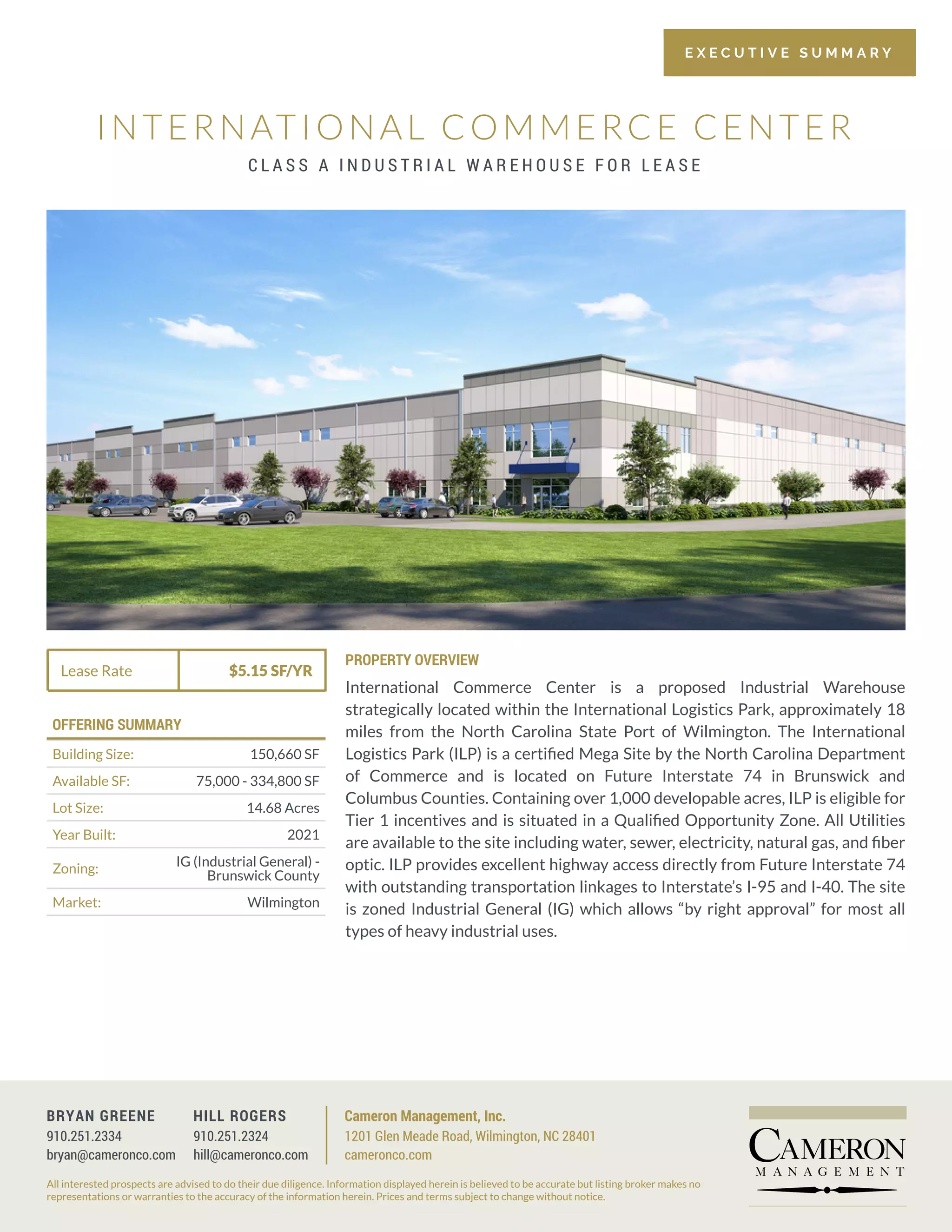 International Commerce Center Southeast North Carolina | PDF