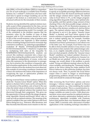 Ilp modeling with excel | PDF