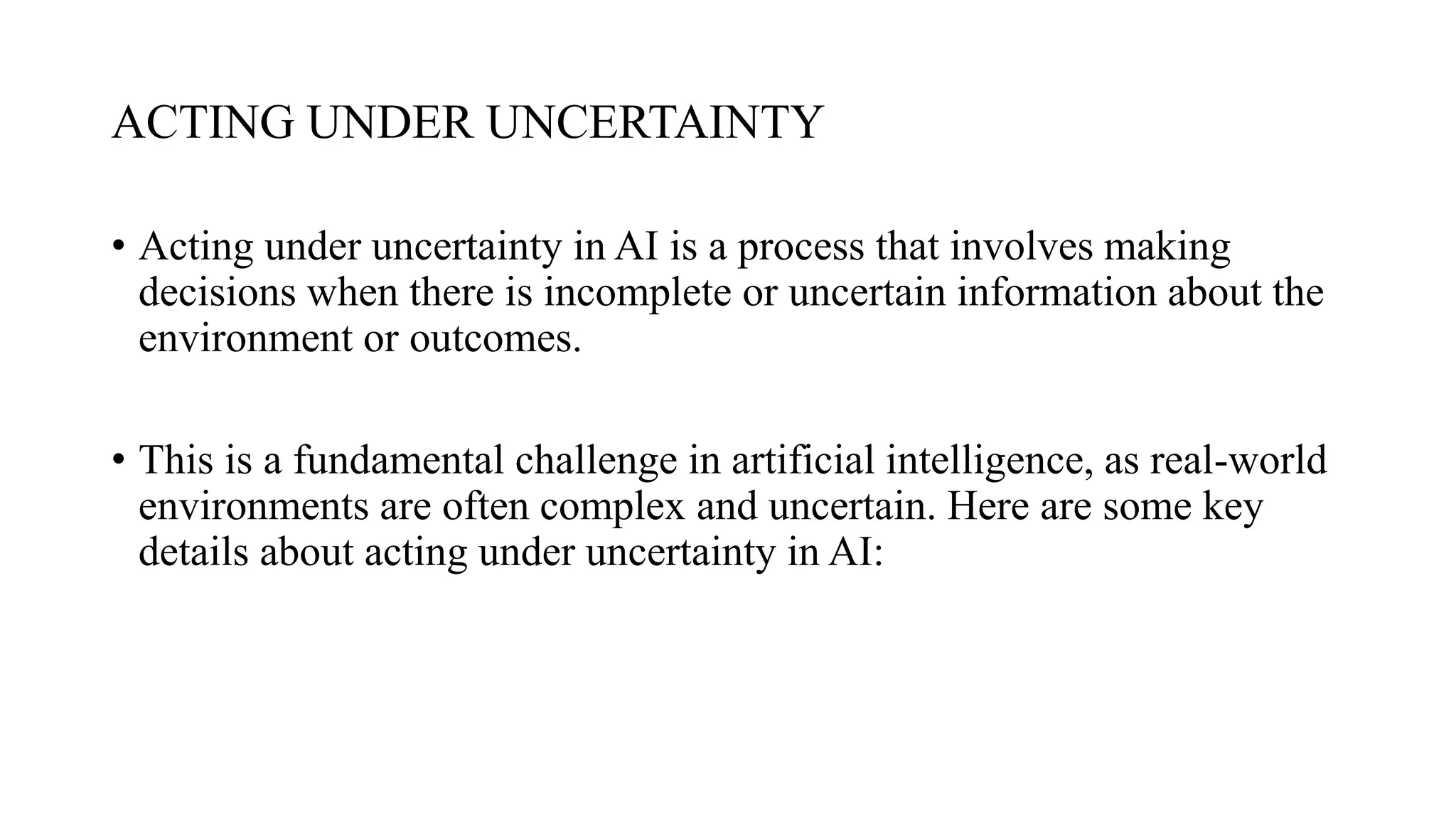 artificial intelligence study material for unit 2 | PPTX