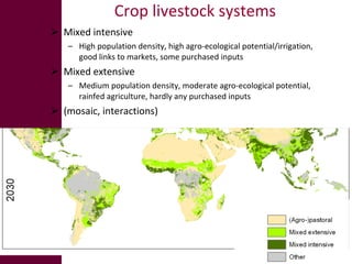 Mixed Crop And Livestock Farming Map