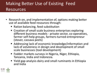 Overview to feeds and feeding systems | PPTX