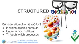 Immersive Learning That Works: Research Grounding and Paths Forward | PPT