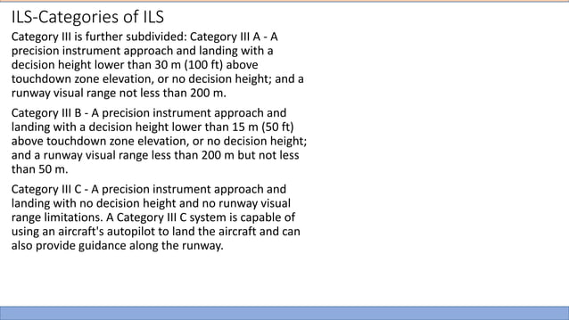 Instrument Landing System (ILS) | PPTX