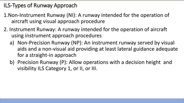 Instrument Landing System (ILS) | PPTX