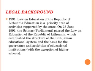 Ils education in l ithuania | PPT