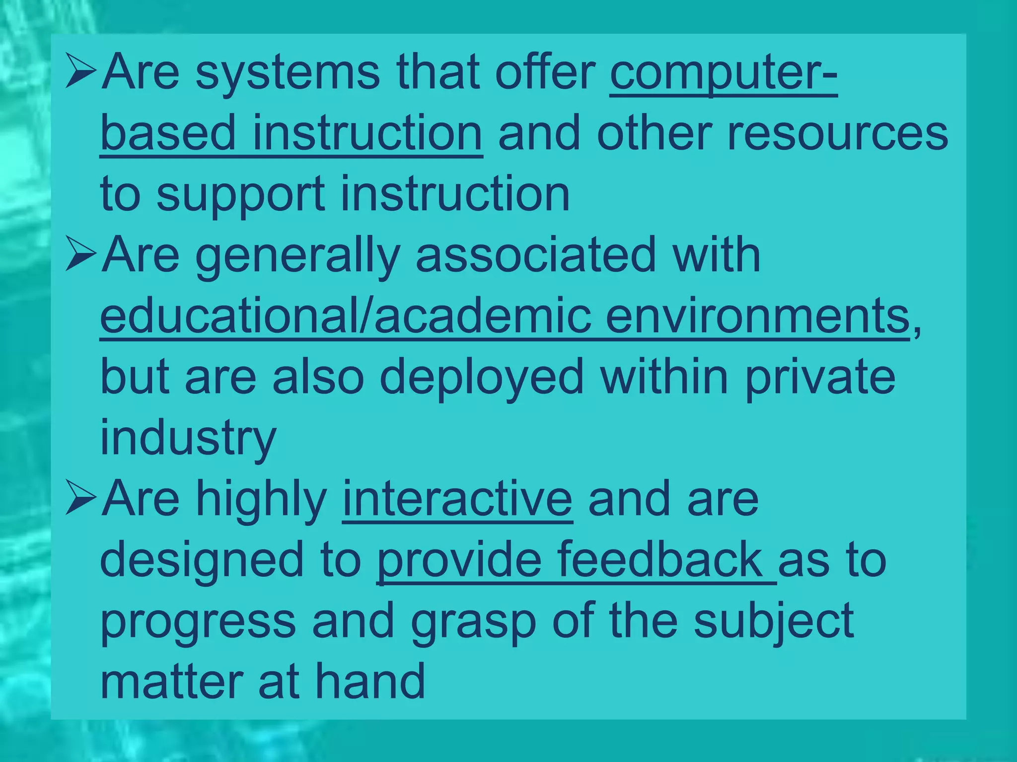 Integrated Learning System | PPTX