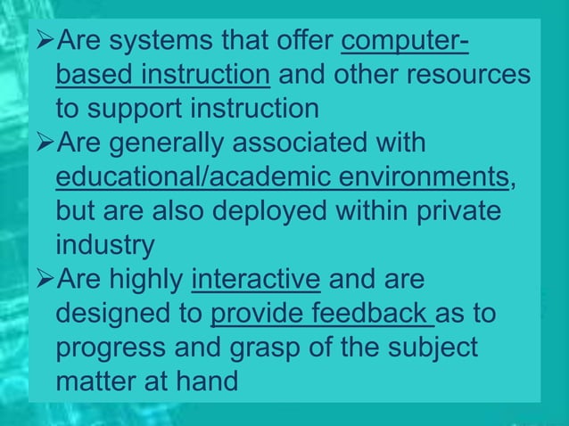 Integrated Learning System | PPTX