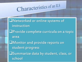 Integrated Learning System | PPTX