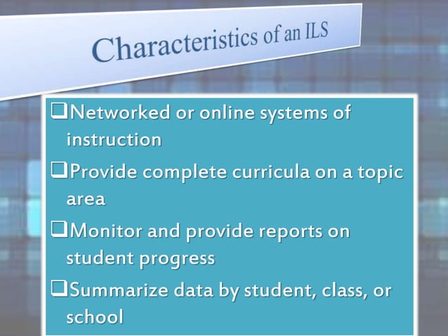 Integrated Learning System | PPTX