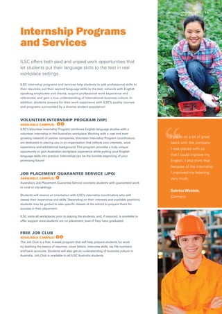 Ilsc australia-ls-brochure | PDF