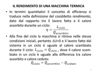 Il secondo principio della termodinamica | PPTX