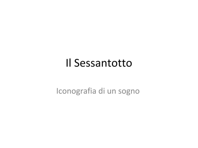 Il sessantotto: iconografia di un sogno | PPT