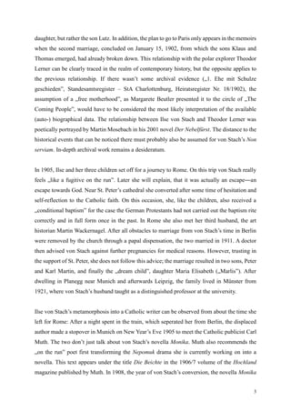 Ilse von Stach (1879-1941). A bio-bibliographic work in progress | PDF ...