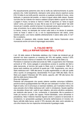 Il signoraggio bancario | PDF