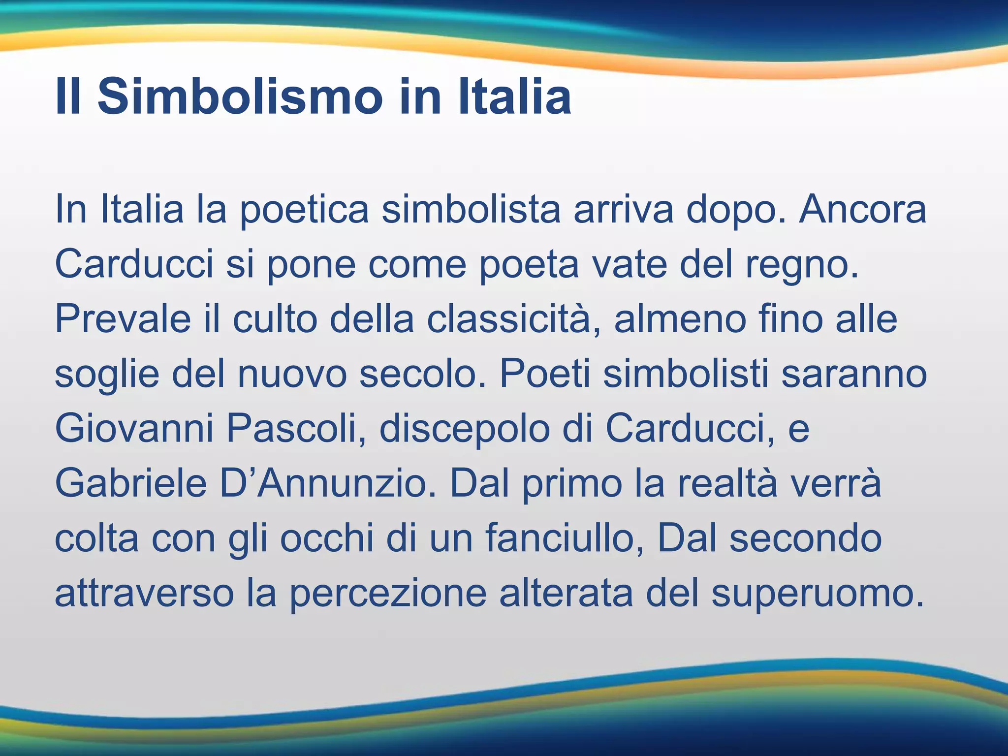 Il Simbolismo | PDF