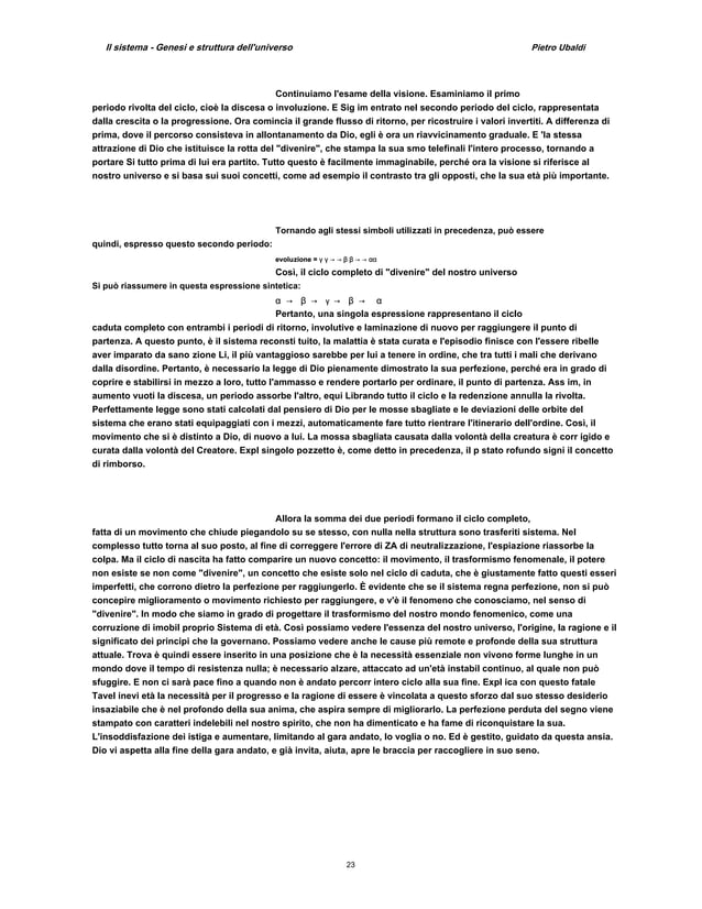 Il sistema pietro ubaldi - ita | PDF | Christianity | Religion ...