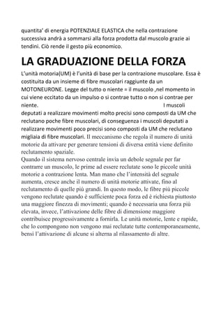 Il sistema muscolare | PDF