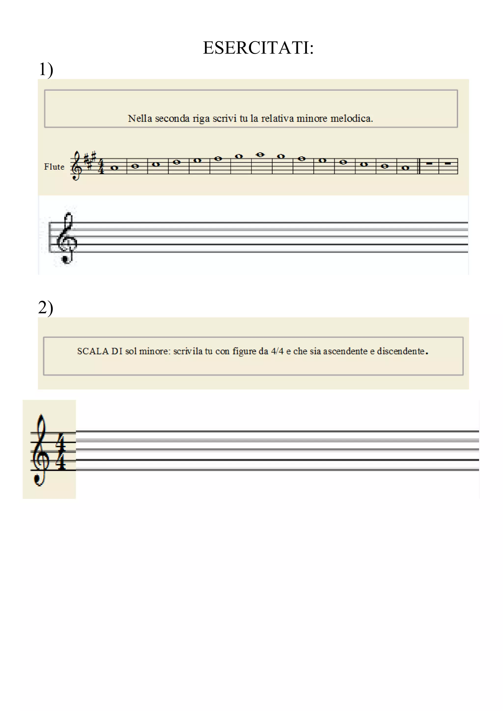 Il sistema tonale ii parte le scale minori. | DOC