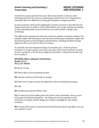 Ils l1 transcripts | PDF