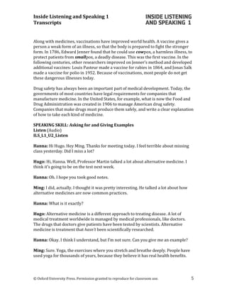 Ils l1 transcripts | PDF
