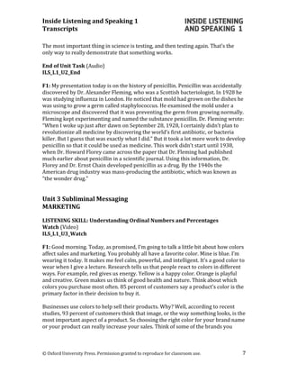 Ils l1 transcripts | PDF