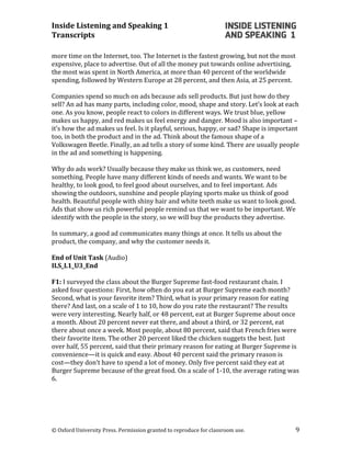 Ils l1 transcripts | PDF