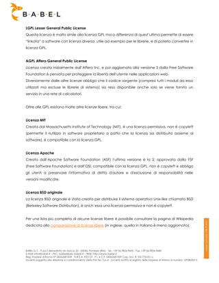 Il software open source: regole e licenze | PDF