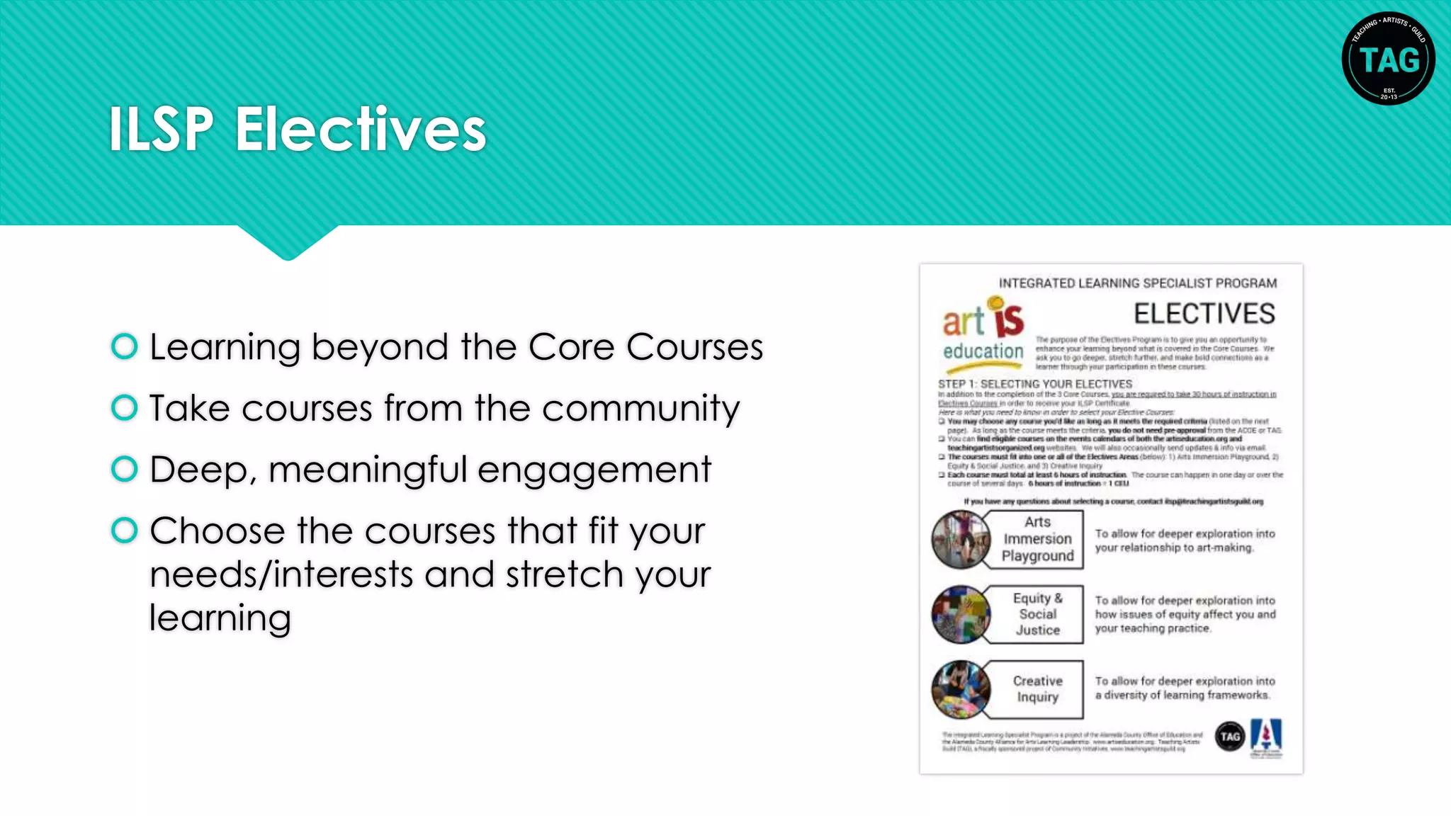 Understanding the ILSP Electives Process | PPTX