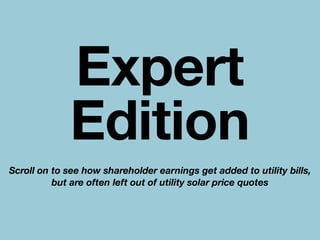 Which Costs Less? A Surprising Comparison of Utility-Scale, Community ...