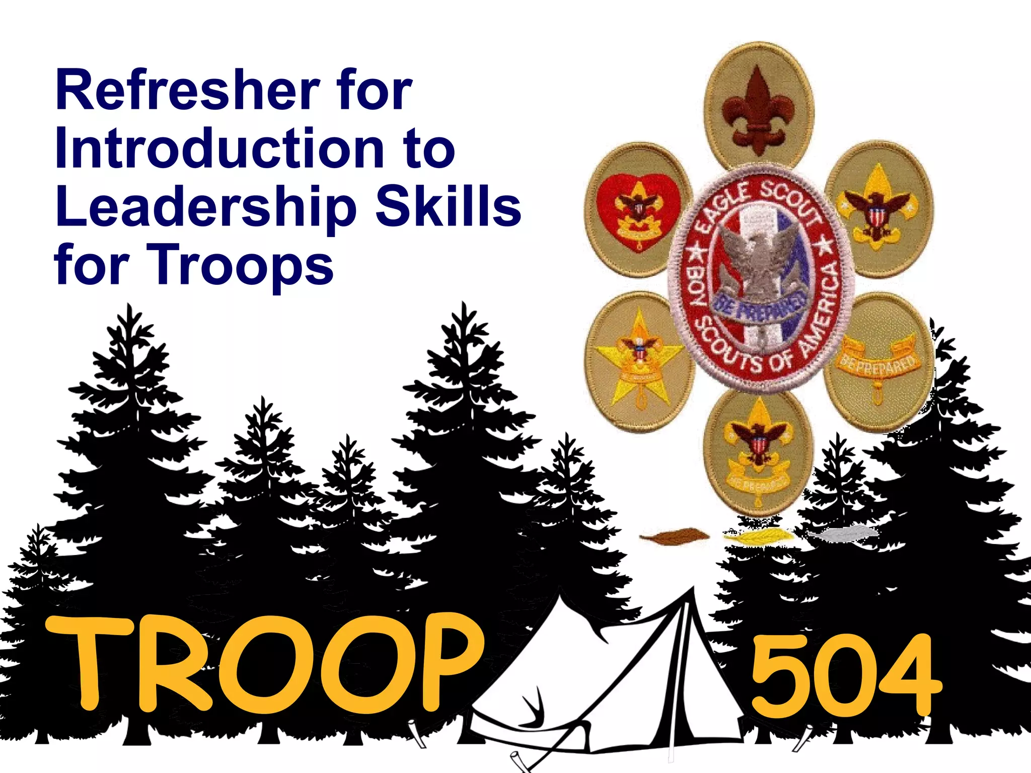 ILST refresher troop 504 | PPT