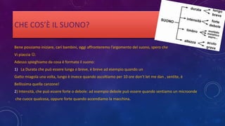 Il suono, power point (2) | PPTX