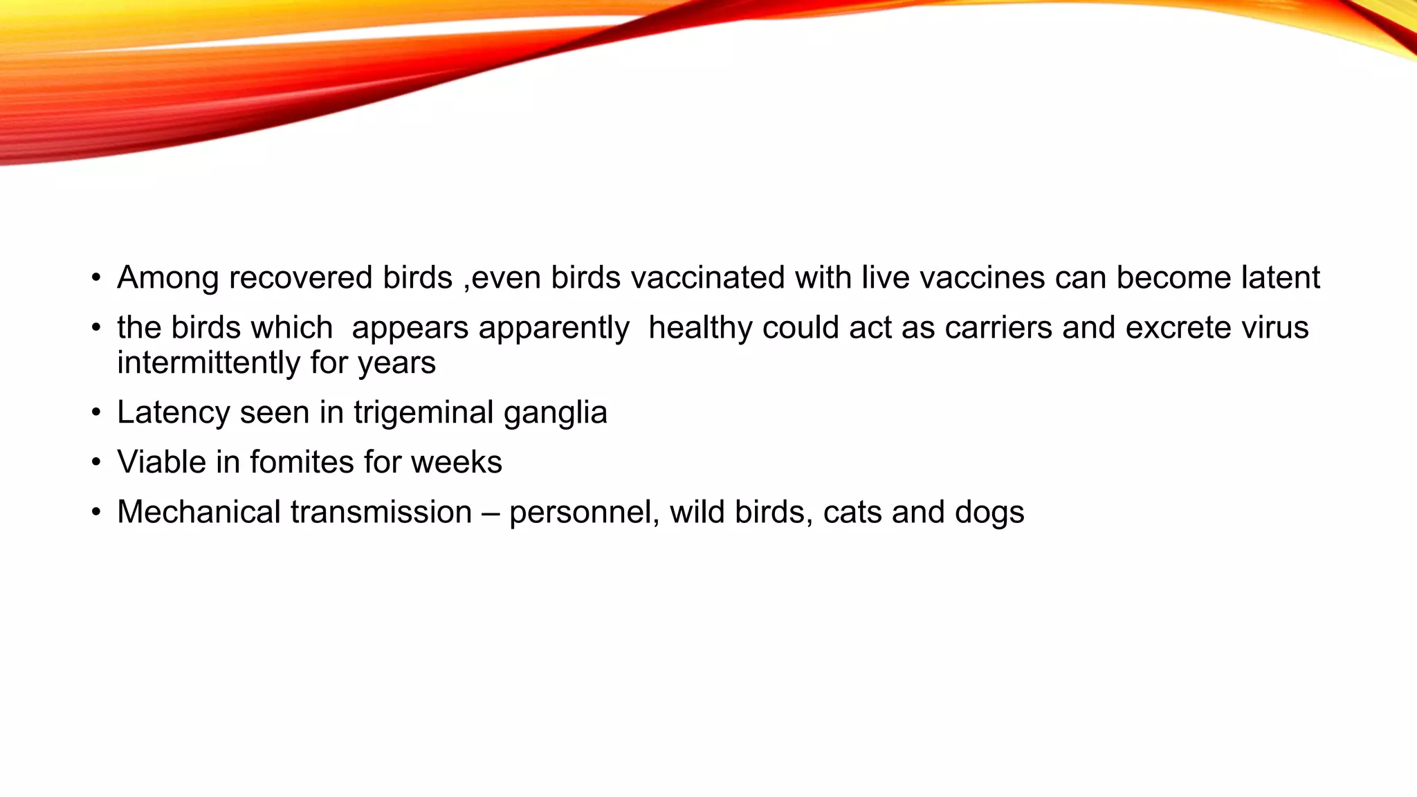 Infectious laryngotracheitis - poultry | PPTX