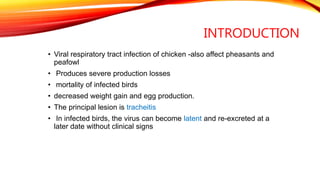 Infectious laryngotracheitis - poultry | PPTX