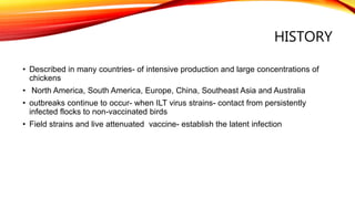 Infectious laryngotracheitis - poultry | PPTX