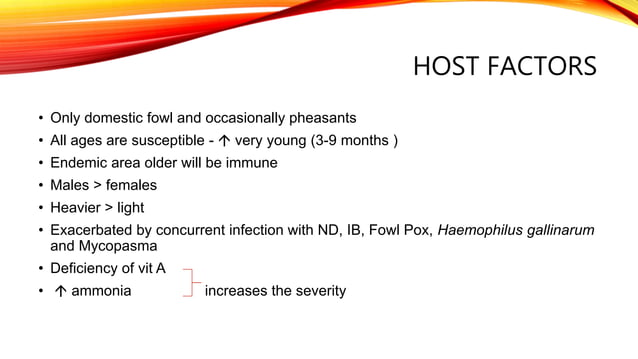 Infectious laryngotracheitis - poultry | PPTX | Infectious Diseases ...