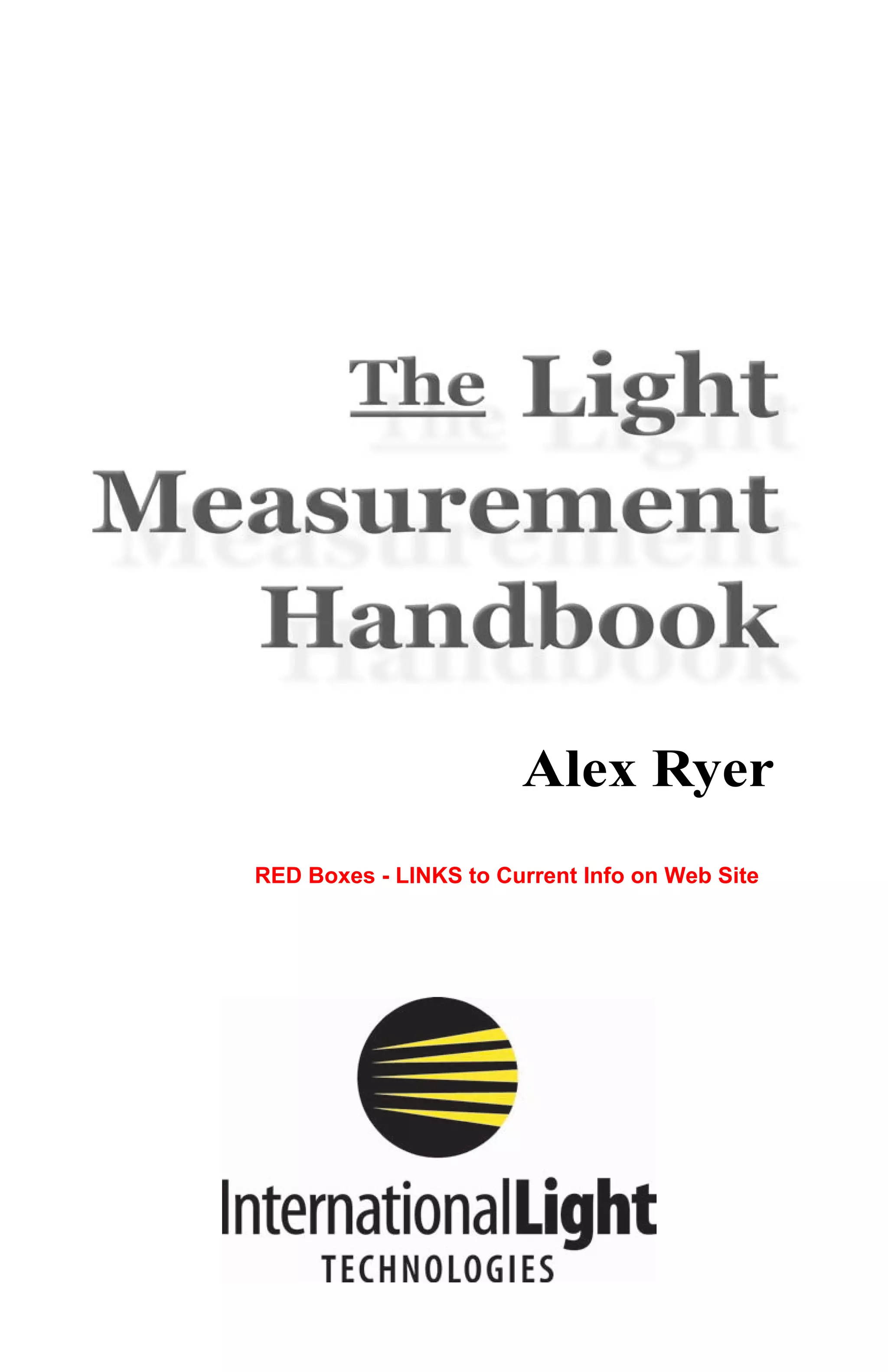 Ilt light-measurement-handbook | PDF