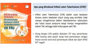 Infeksi Laten TB & Terapi Pencegahan Tuberkulosis | PPTX