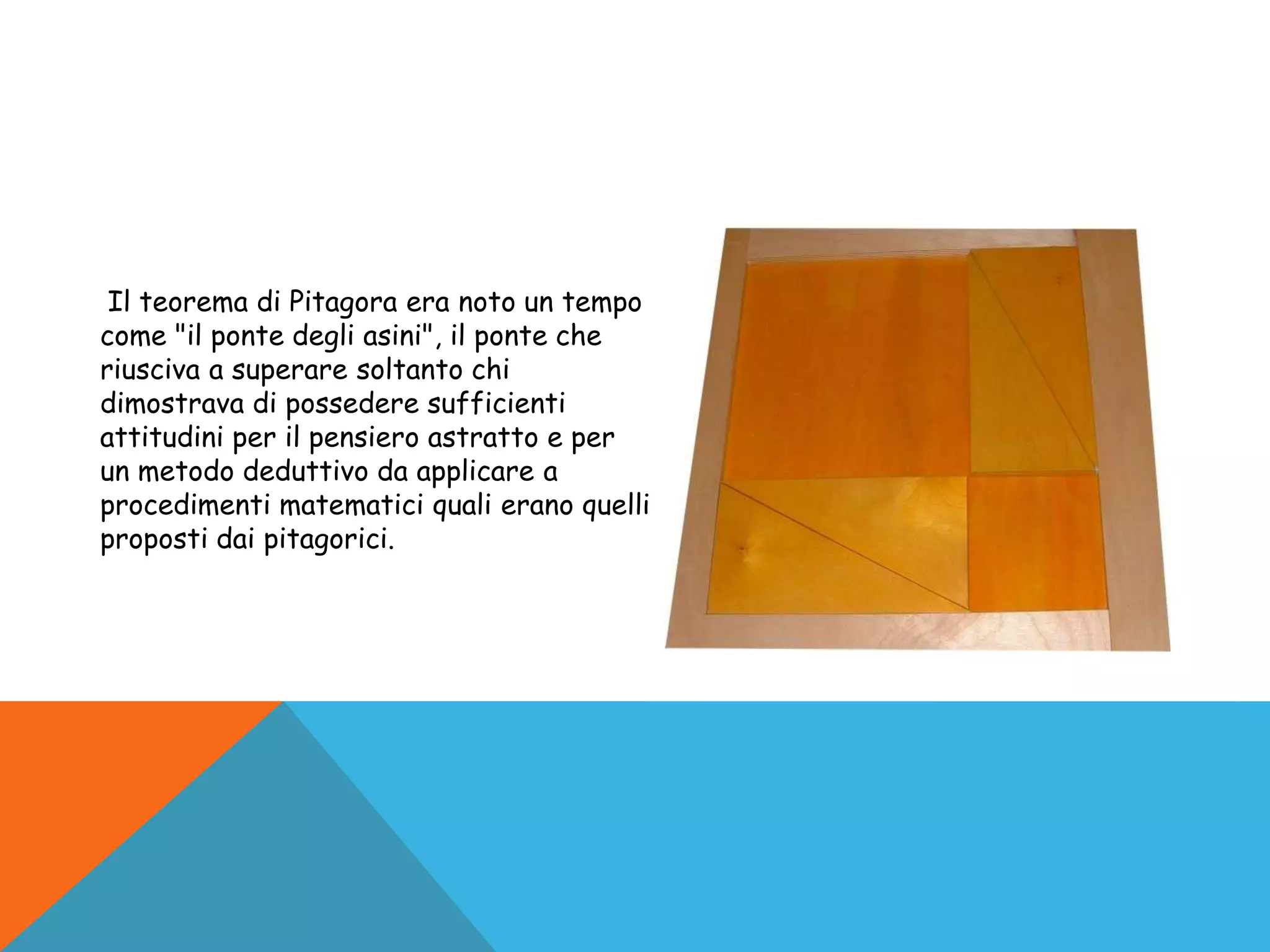 Il teorema di pitagora | PPTX