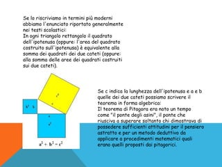 Il teorema di pitagora | PPTX