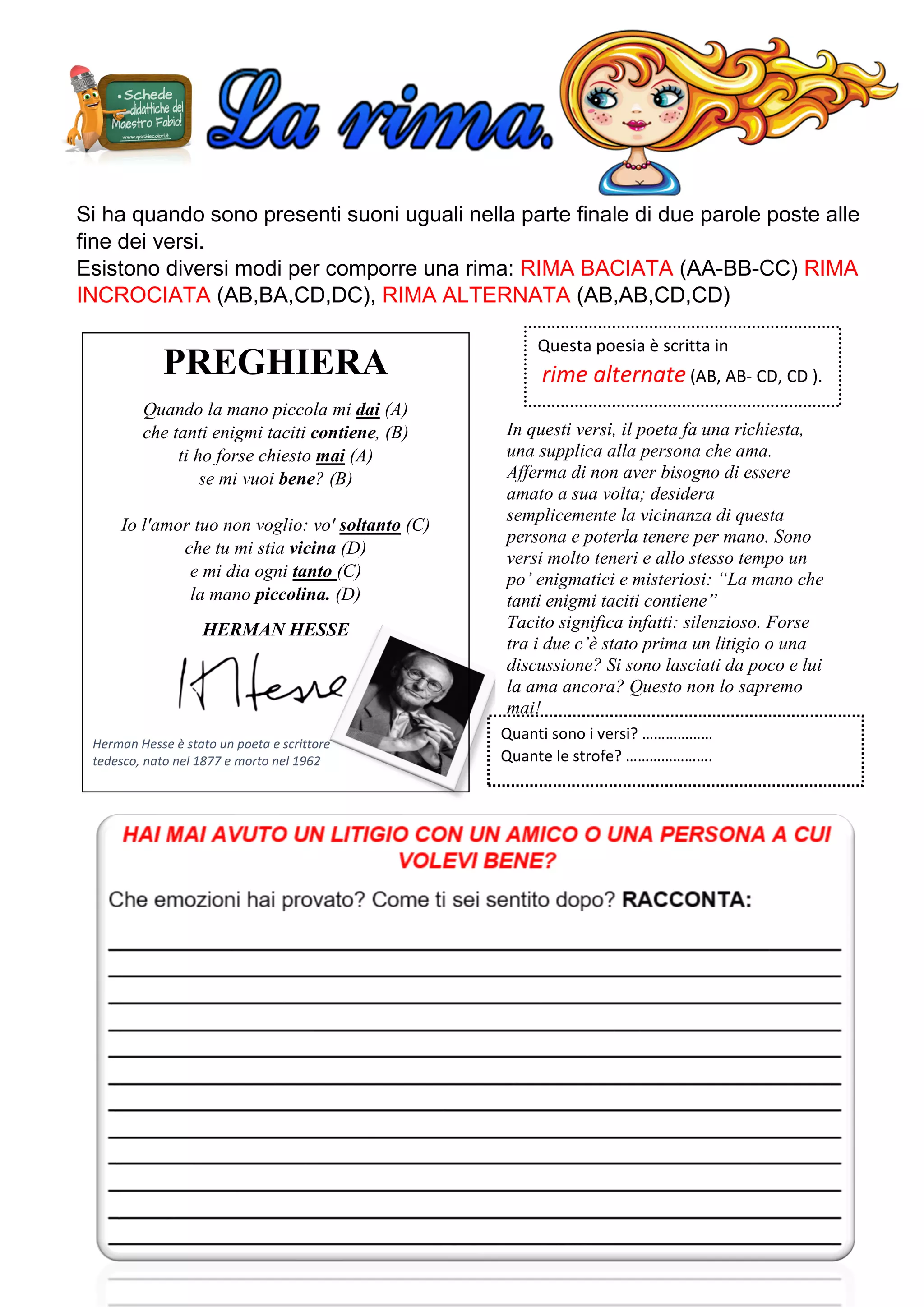 Il testo poetico www.giochiecolori.it
