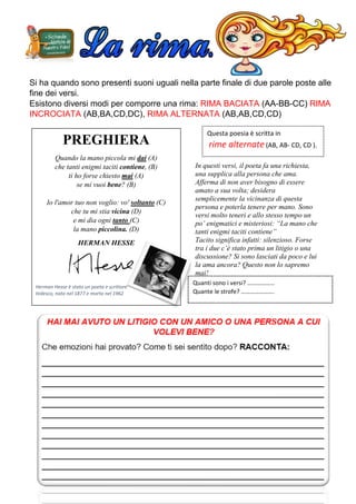 Il testo poetico www.giochiecolori.it