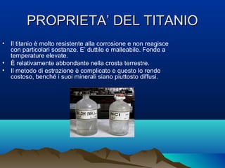 Il titanio | PPT