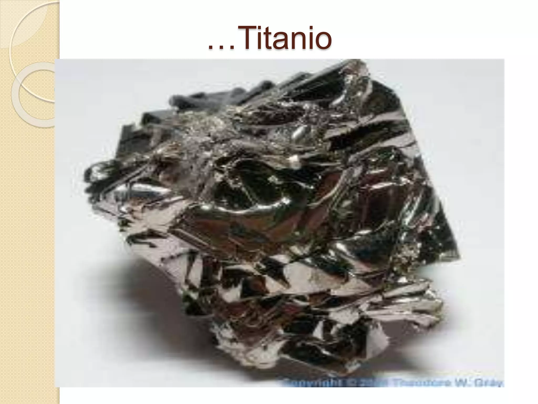 Il titanio chantal alessia | PPTX