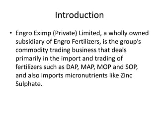 Engro eximp agri products | PPT