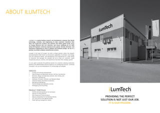 iLumTech Synapse City management system | PDF | Indoor Environmental Quality | Home & Garden