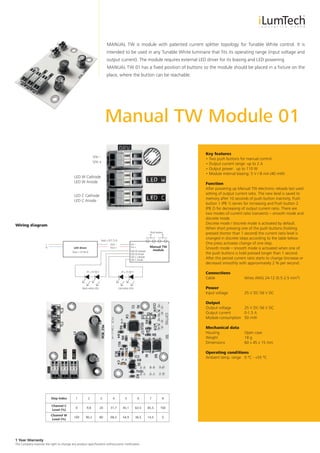 iLumTech Technical catalogue | PDF