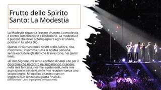 La Modestia: il vero ornamento della grandezza. | PPT